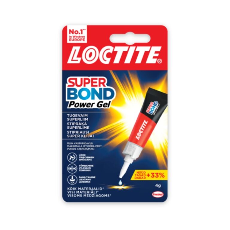 LIIM LOCTITE SUPERBOND POWER GEL 4G - Espak E-pood