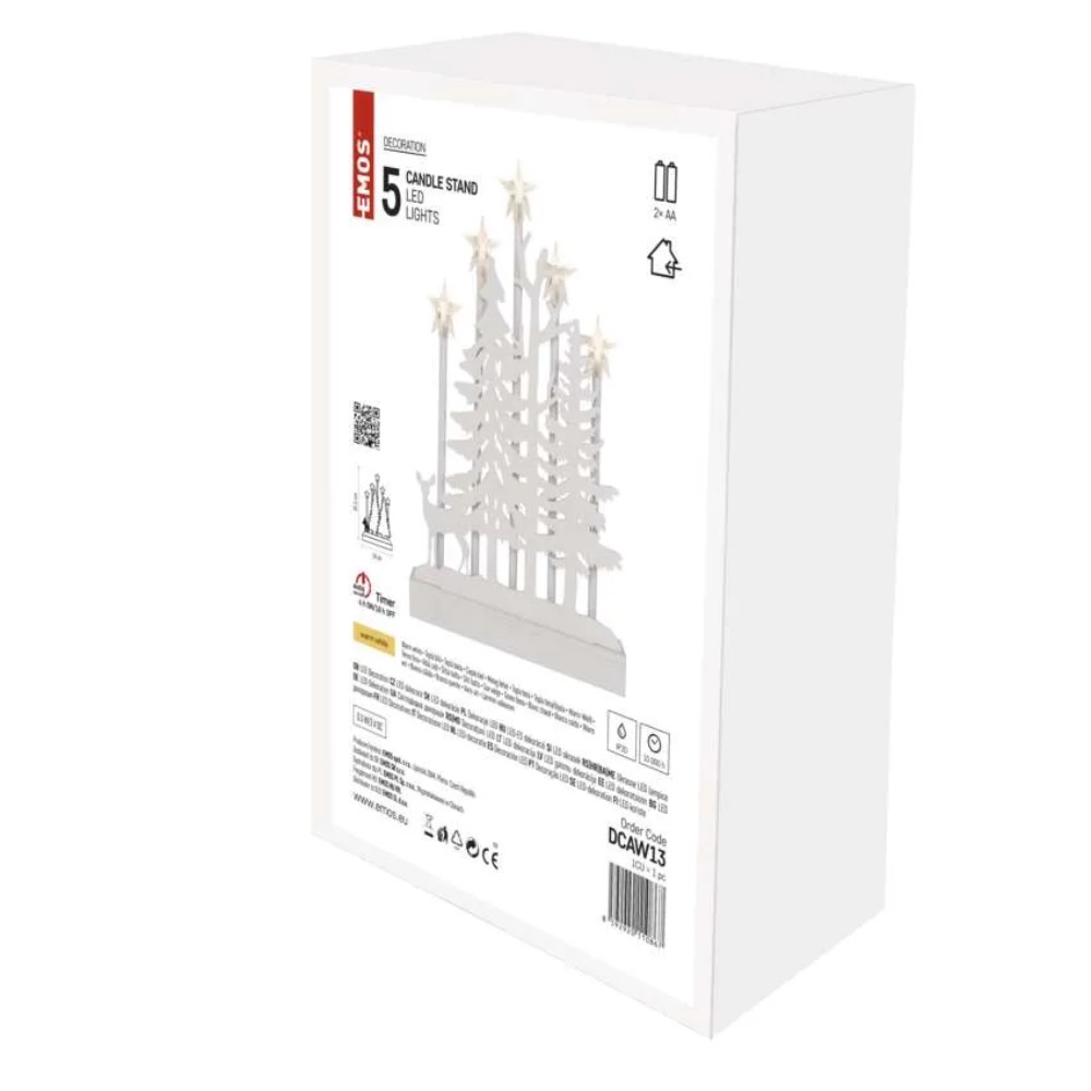 JÕULUDEKORATSIOON LUMINE METS 24*35,5CM 2*AA IP20 - Espak E-pood
